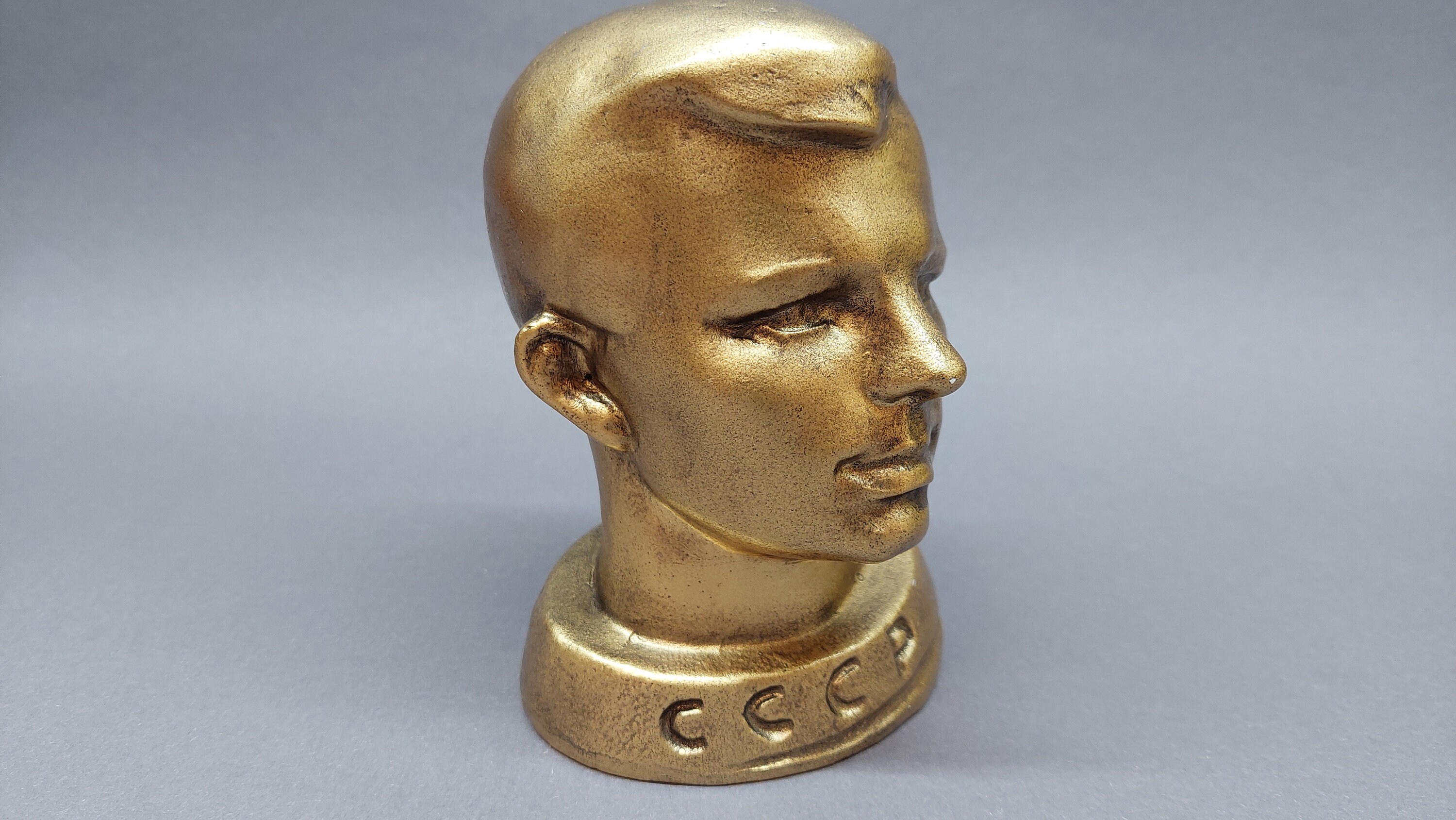 Antique Bust of the World's First Cosmonaut Yu.a. Gagarin. Yu.a ...