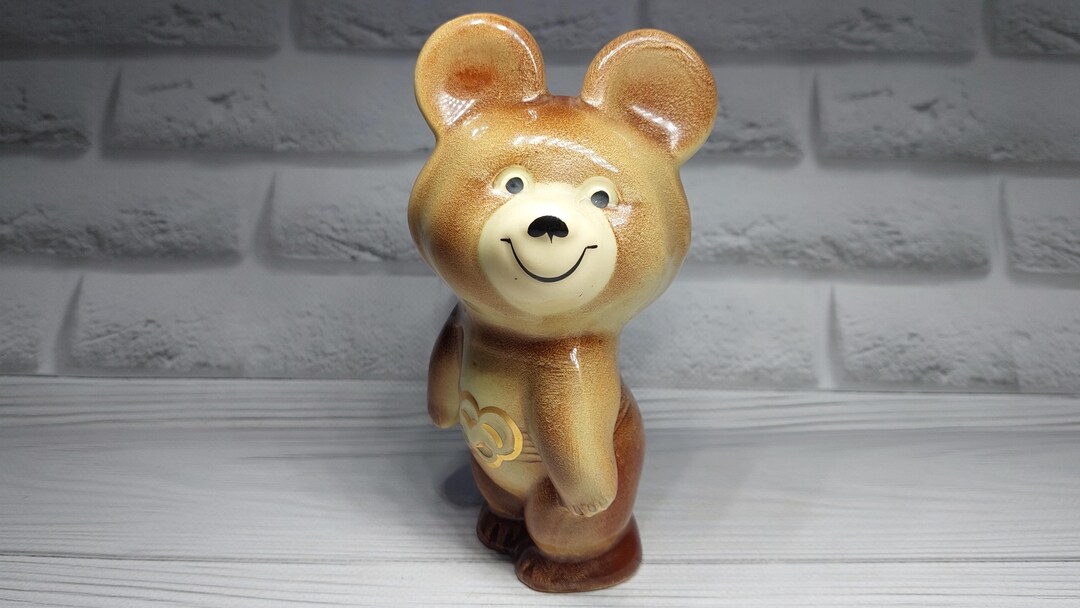 Olympic Bear - Olympia 80s - Olympics Mishka - Soviet Misha - Etsy