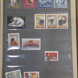 A Large Collection Album With USSR Stamps. - Etsy