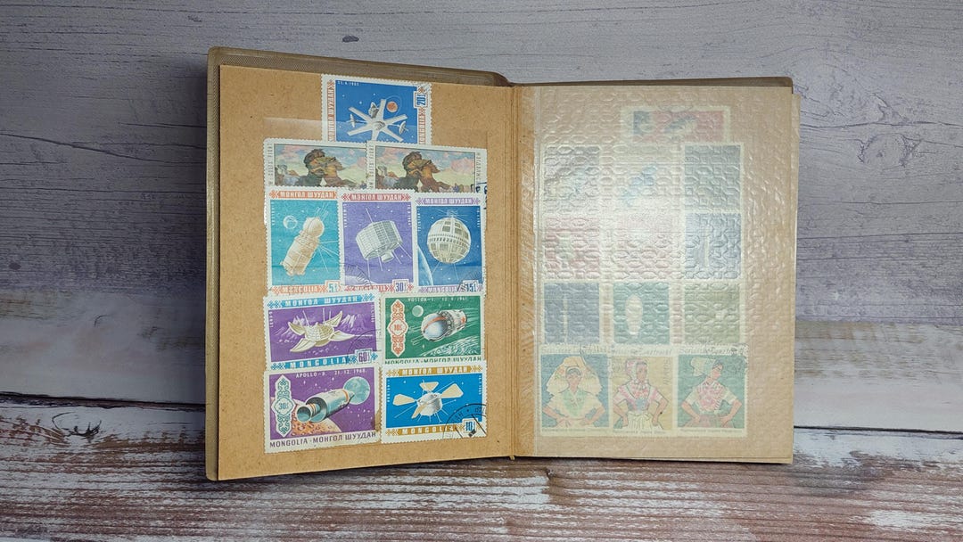 Collection of Postage Stamps of the Sixties and Seventies in the Amount ...