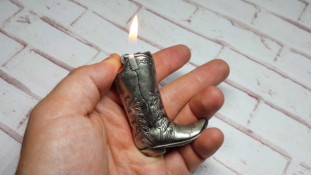 Vintage "cowboy Boot" Lighter Case From the 90s. NEW!!!, Stylish Men's ...