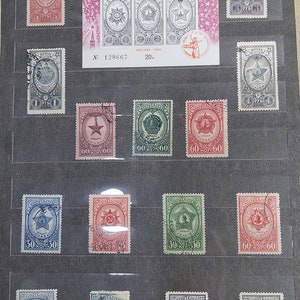 A Large Collection Album With USSR Stamps. - Etsy