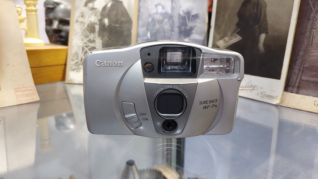 Canon Sure Shot Af-7s 35mm Compact Film Camera - Silver AF7 - Etsy