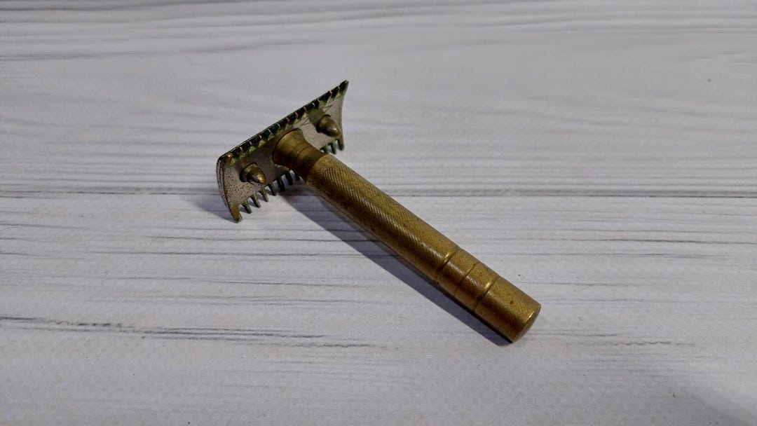 Vintage Old Brass Razor Safety Razor From the Past for Shaving - Etsy