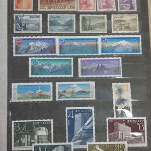 A Large Collection Album With USSR Stamps. - Etsy
