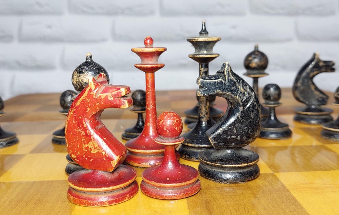 Soviet Chess, Rare Chess Set With Chessboard, USSR Chess, Beautiful ...