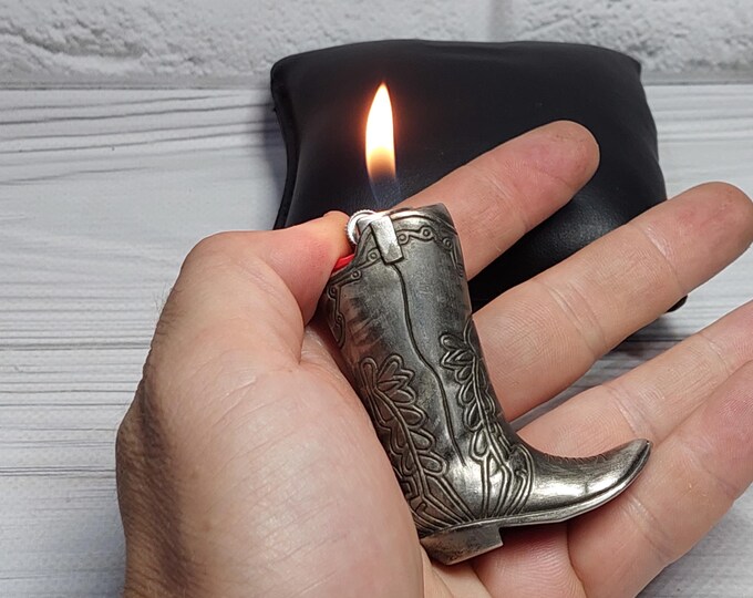 Vintage "cowboy Boot" Lighter Case From the 90s. NEW!!!, Stylish Men's ...