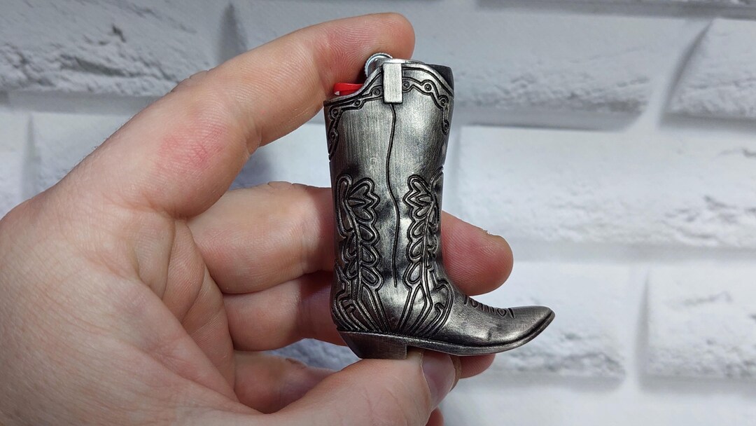 Vintage "cowboy Boot" Lighter Case From the 90s. NEW!!!, Stylish Men's ...
