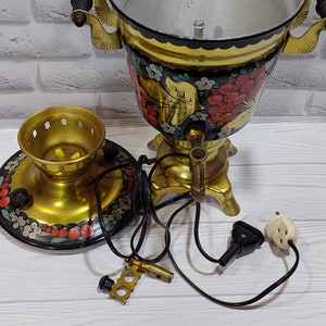 ELECTROSAMOVAR. Samovar, Hand Painted. Samovar Painted by Hand ...