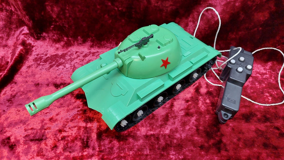 Tank IS-3. Vintage Toy Tank With Remote Control and Original Box. NOS ...