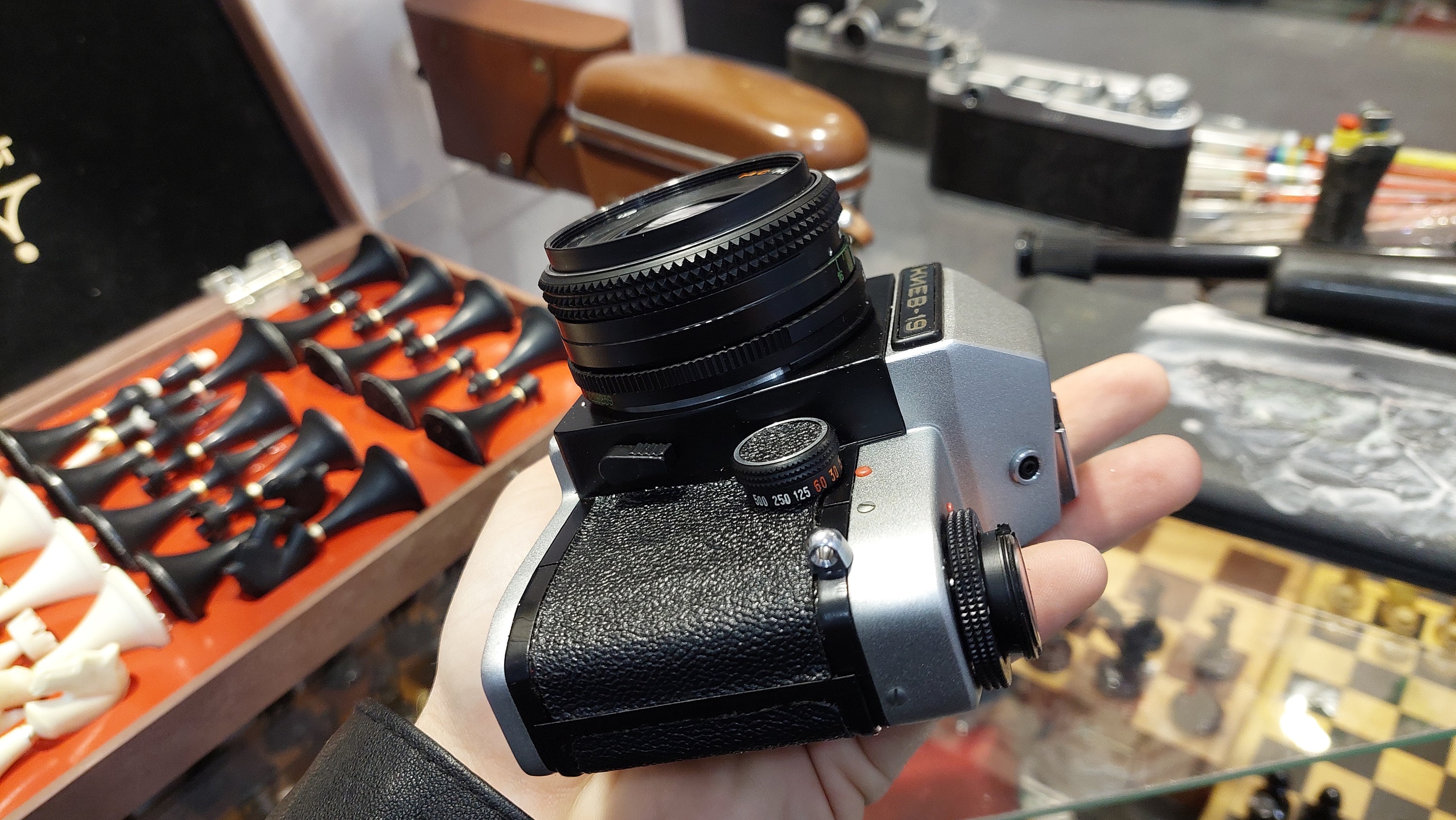 Vintage Camera Kyiv 19 Lens Helios81h Antique Camera Rare Camera Retro ...