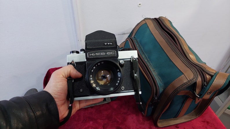 A Rare Vintage Kyiv-6s TTL Camera is a Medium Format Single-lens Reflex ...