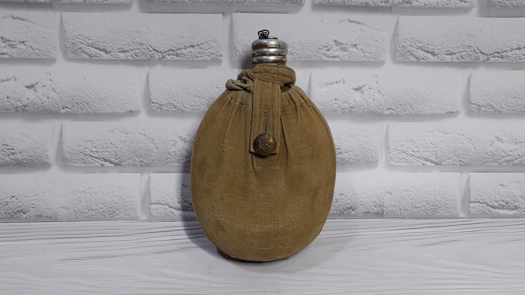 Soviet Military Water Bottle,original Soviet Army Canteen,aluminum ...