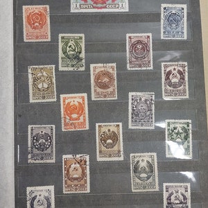 A Large Collection Album With USSR Stamps. - Etsy