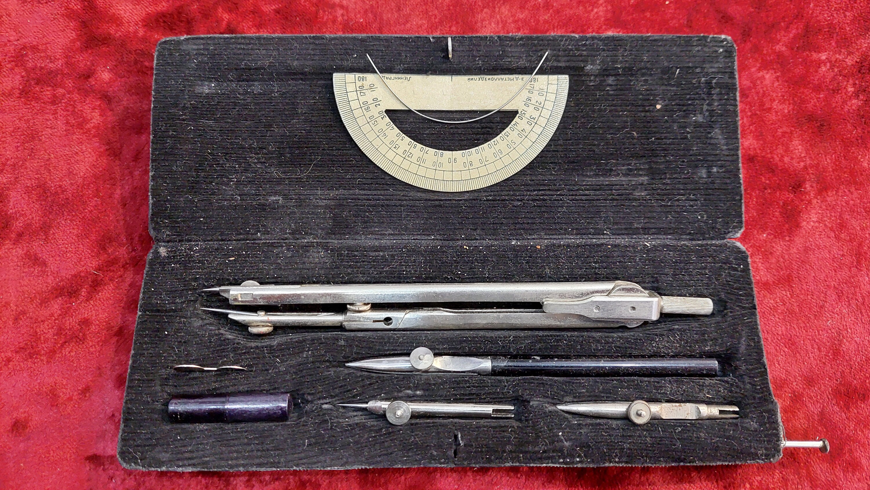 Vintage Compass School Supplies Set Drawing Tool Set Descriptive ...