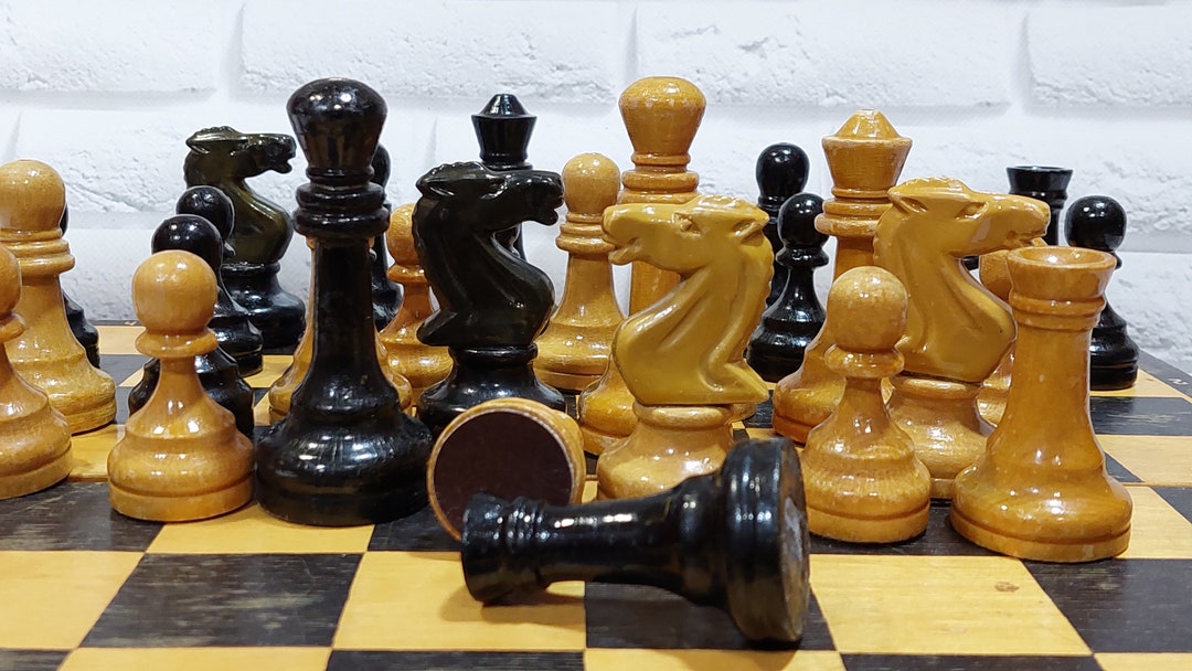 Chess,beautiful Authentic Classic Wooden Grandmaster Tournament Chess ...