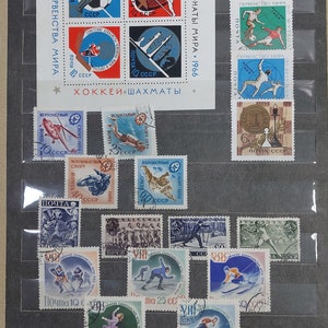 A Large Collection Album With USSR Stamps. - Etsy