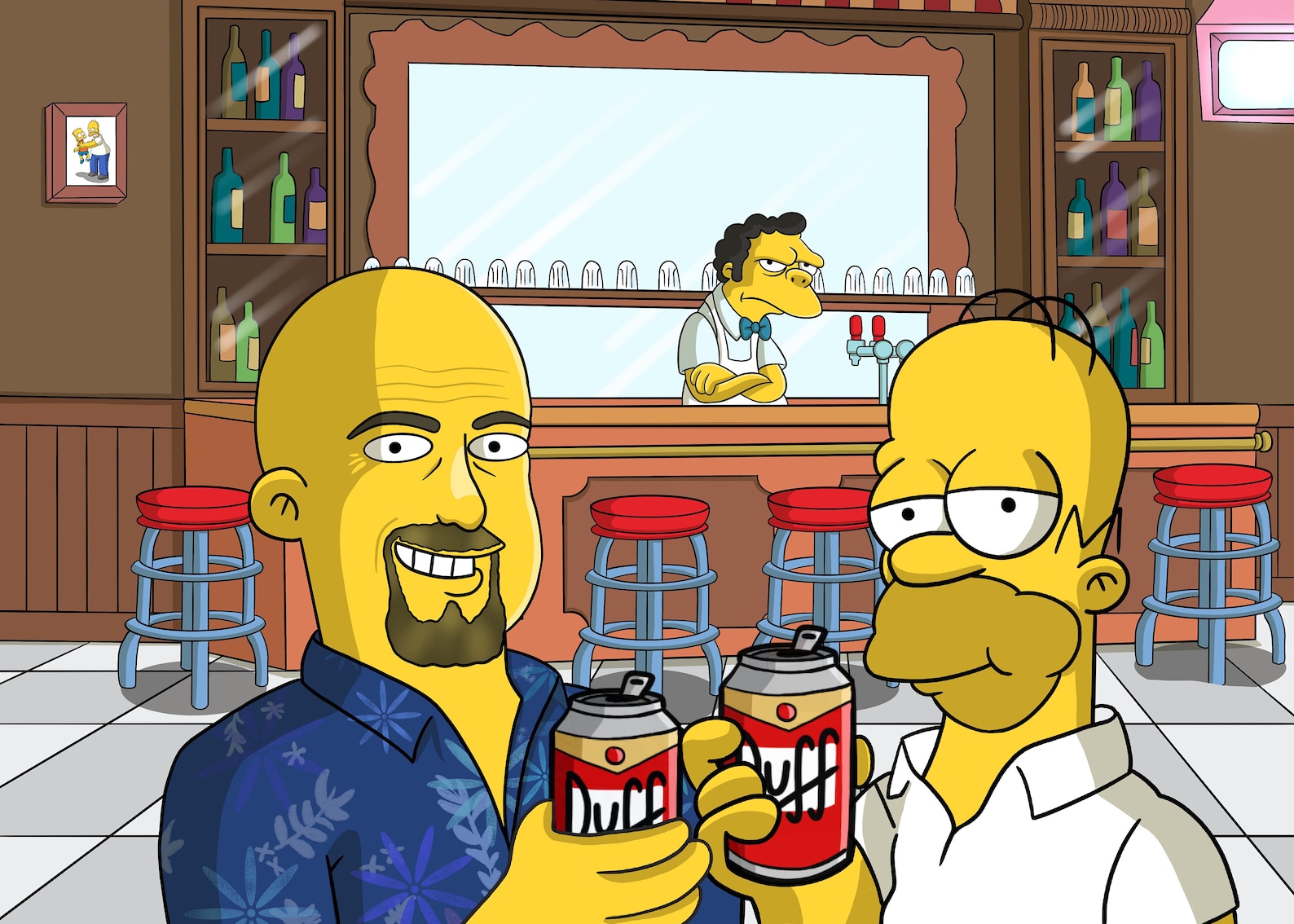 Yellow Portrait Shoulders Up. Simpsonize Me Custom Simpsons - Etsy