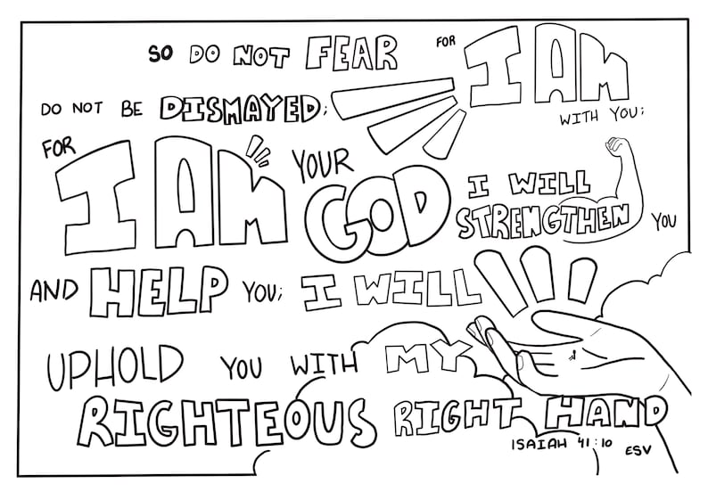 Isaiah 41:10 - Etsy