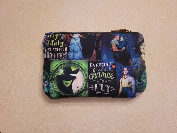 Wicked Inspired Coin Purse Large Fabric Coin Purse Broadway - Etsy