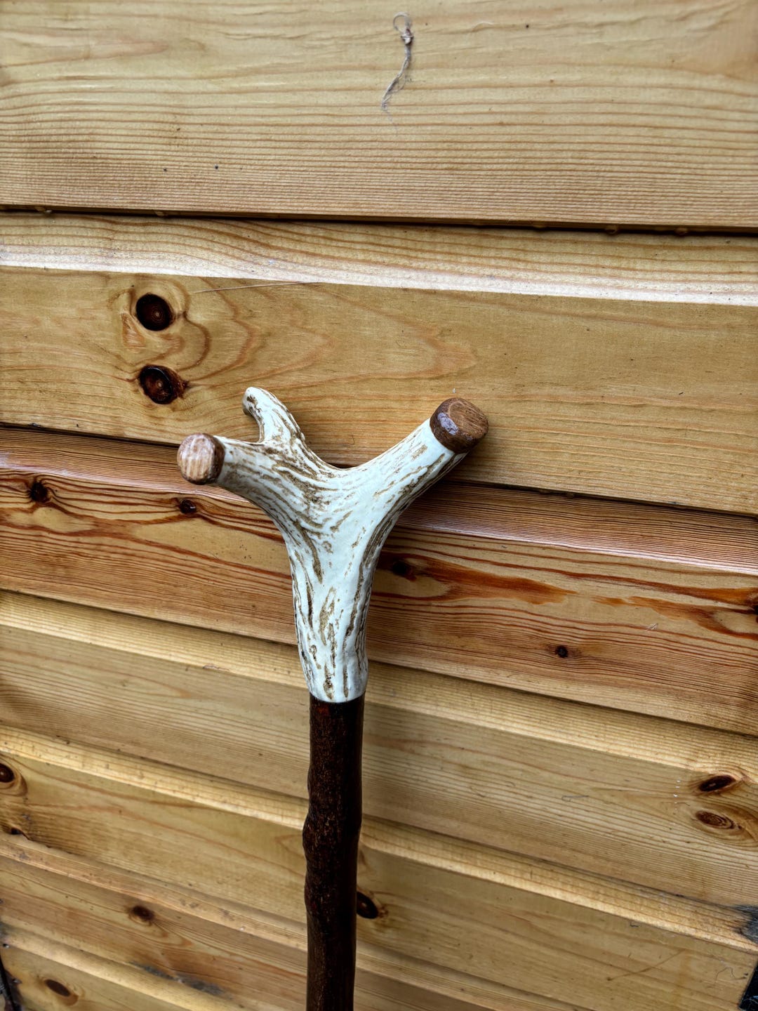 Antler Handle Walking Stick - Etsy