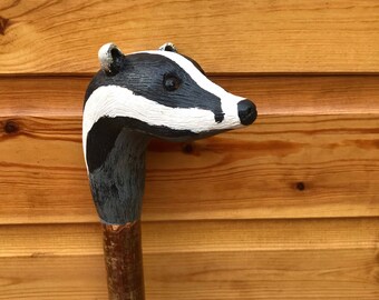 Dog Carved Walking Stick - Etsy
