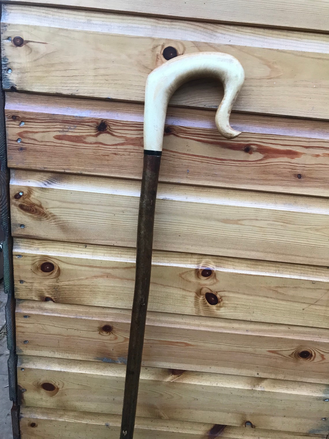 Shepherds Crook Walking Stick - Etsy