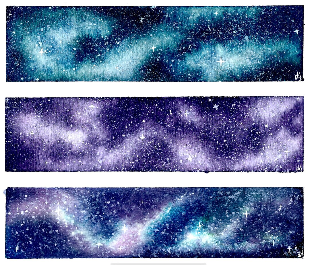 Galaxy Bookmarks - Etsy