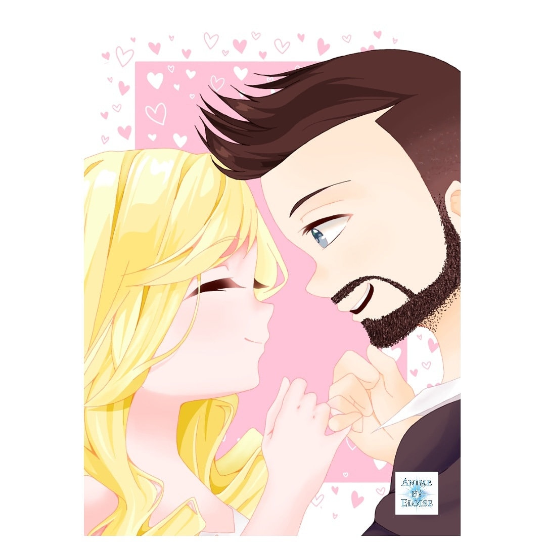 Custom Anime Portrait Sketch Commission Anime Personalized Anime ...