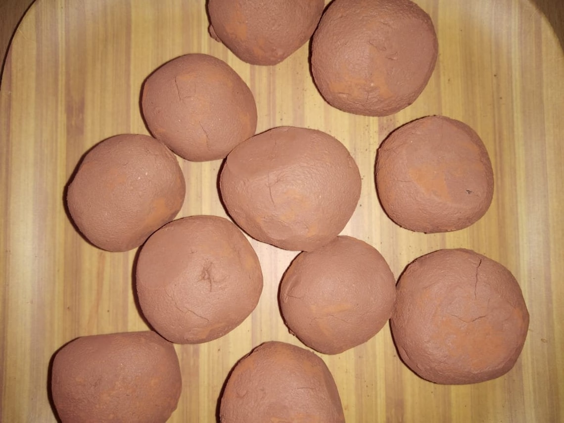 Edible Red Candy Balls With Smoked Nakumatt Crumbs - Etsy