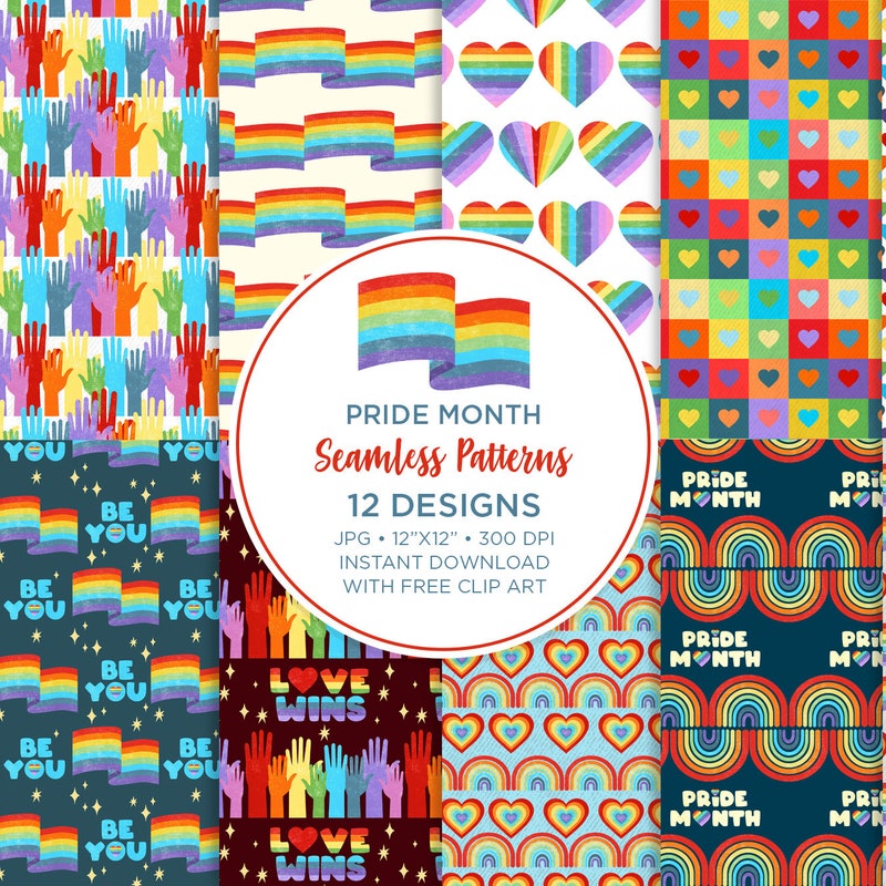 Pride Repeating Pattern - Etsy