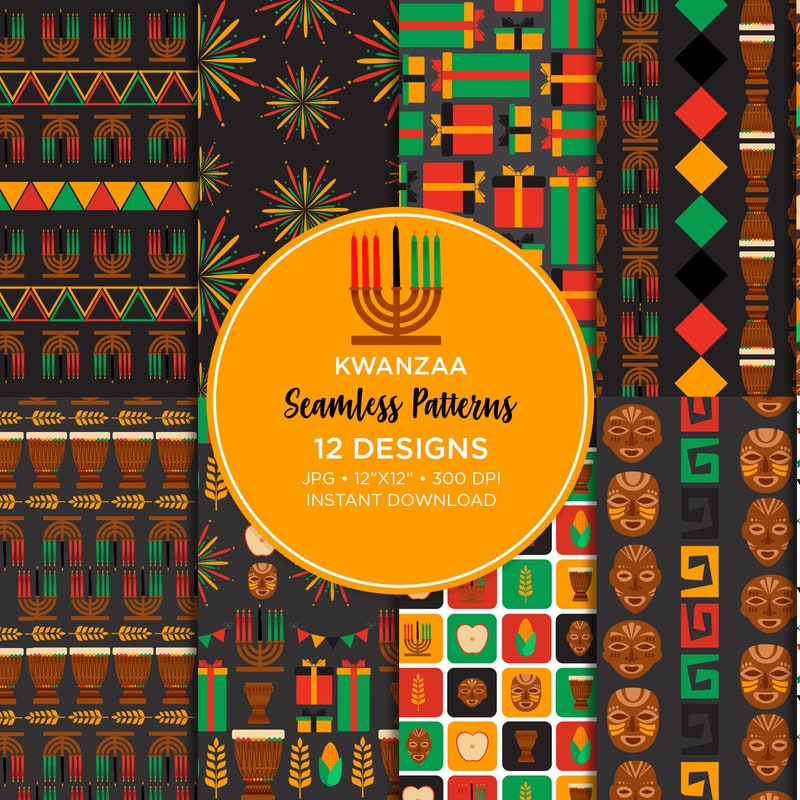Africa Digital Paper - Etsy