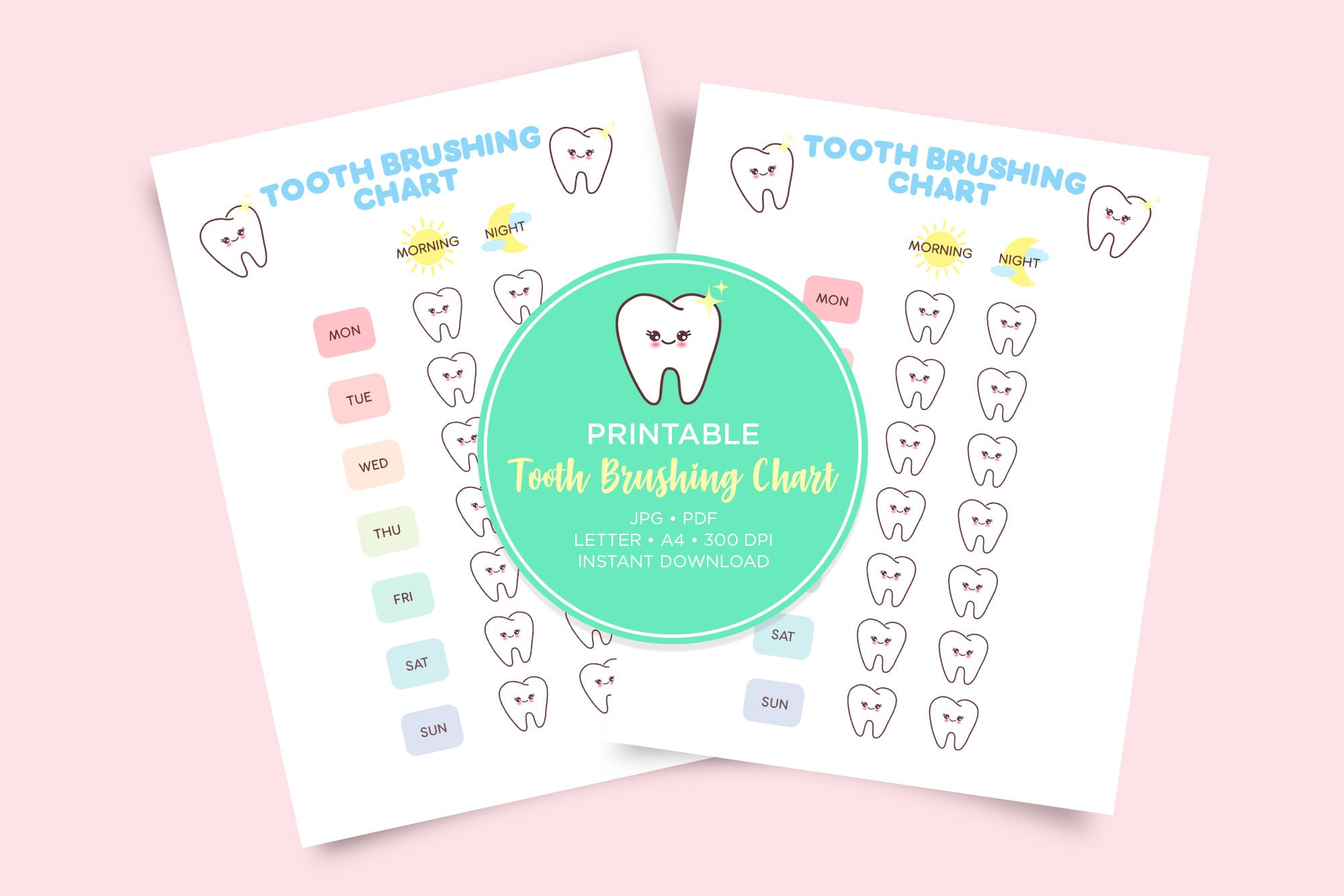 Teeth Letter Chart