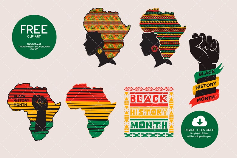 Black History Seamless Digital Paper African-american - Etsy