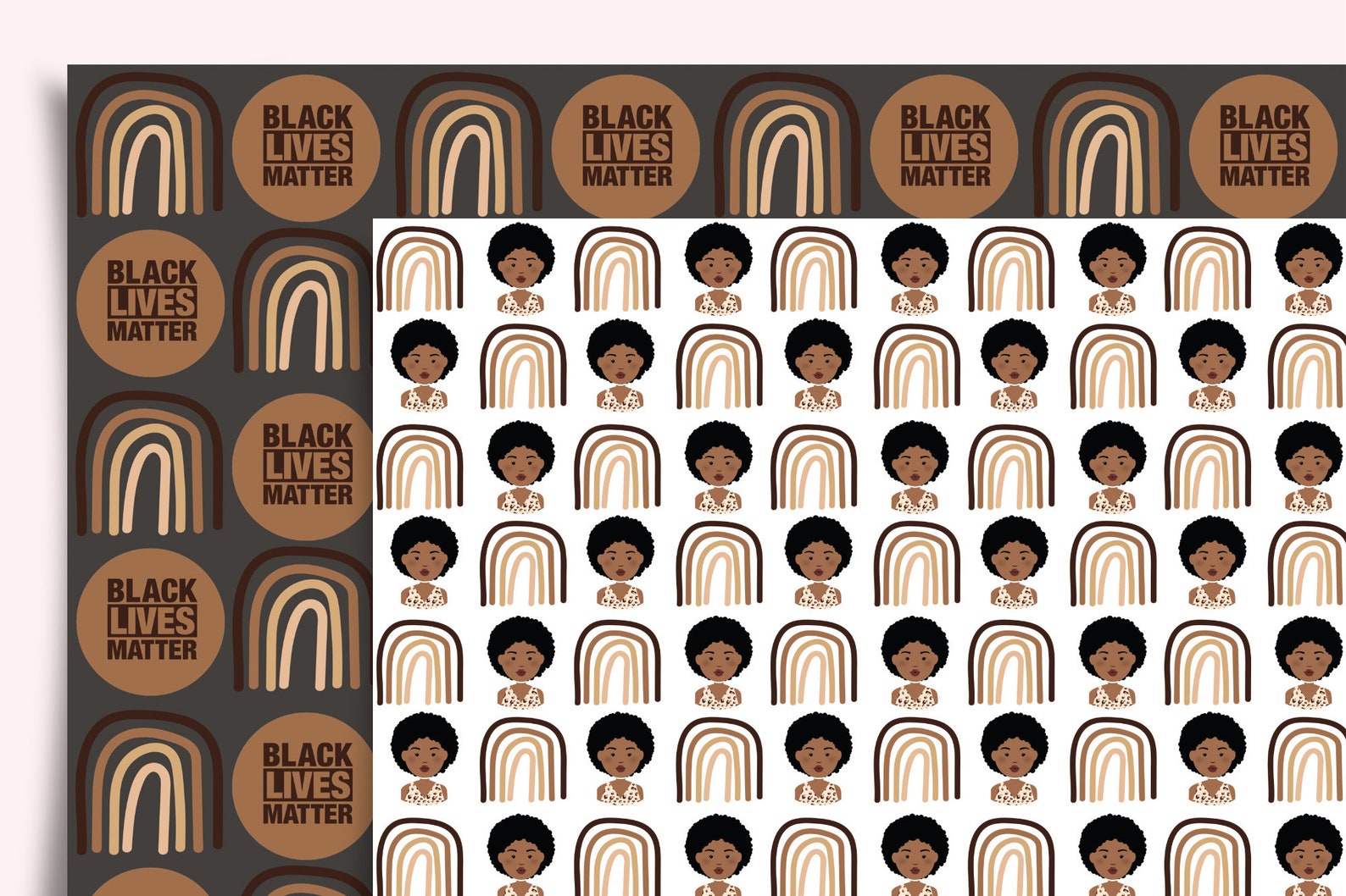 Black Lives Matter Digital Paper: Seamless Patterns (JPG, PNG) - Etsy