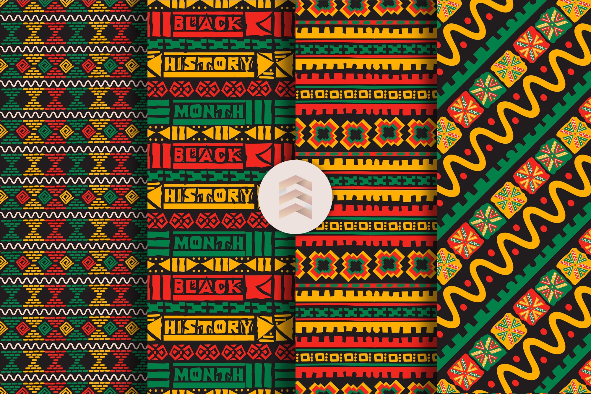 Black History Seamless Digital Paper African-american - Etsy