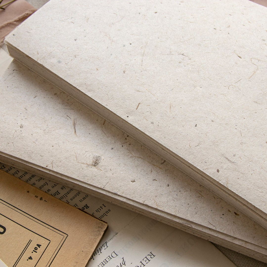 Handmade Paper With Plant Fiber, Craft Paper, Specialty Paper - Etsy