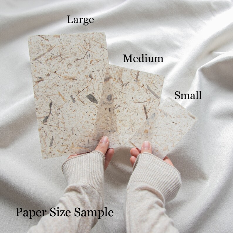 Dried Leaf Handmade Paper: 10 Sheets Pack - Etsy