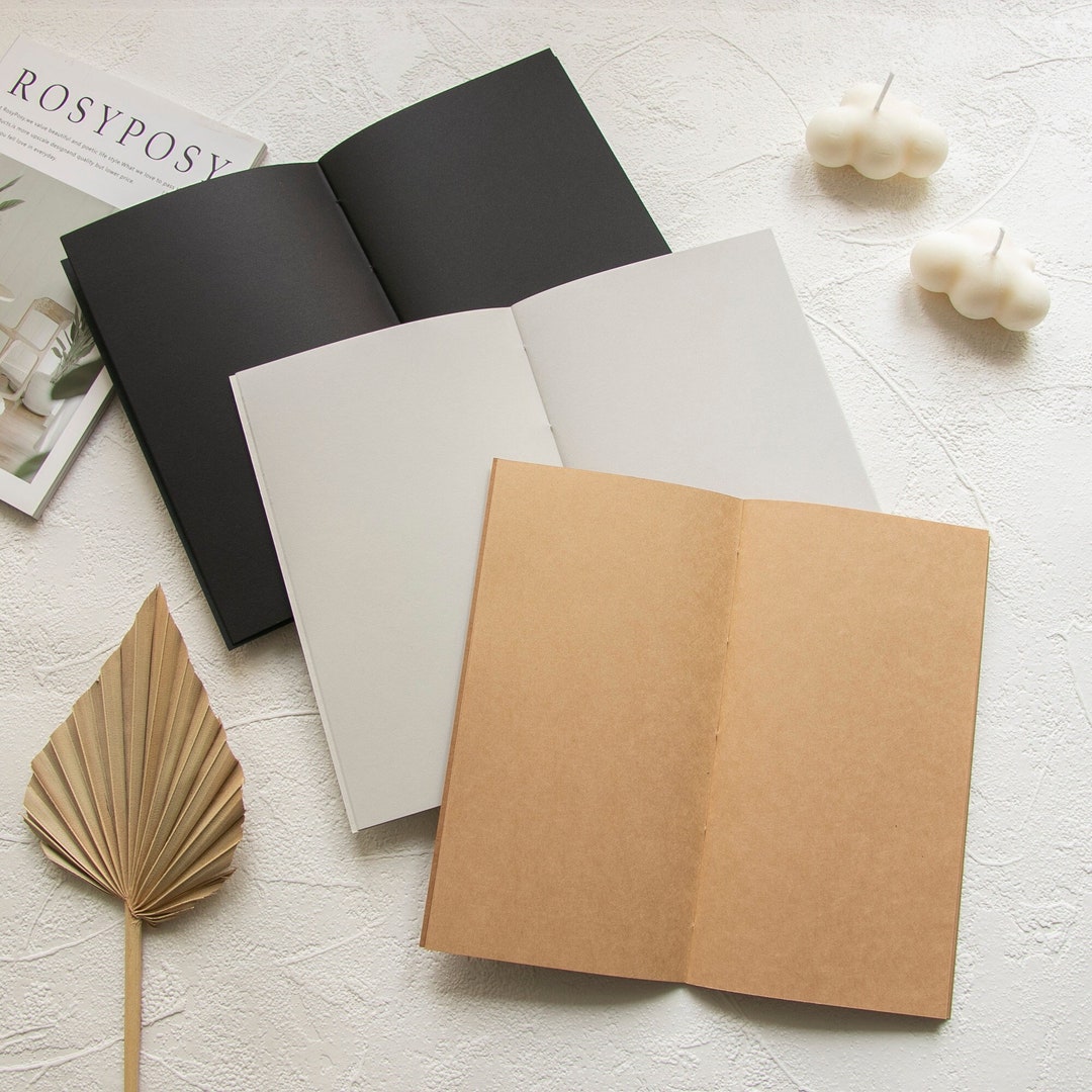 Mixed Media Notebook, Color Paper Insert Notebook, Handmade Notebook ...