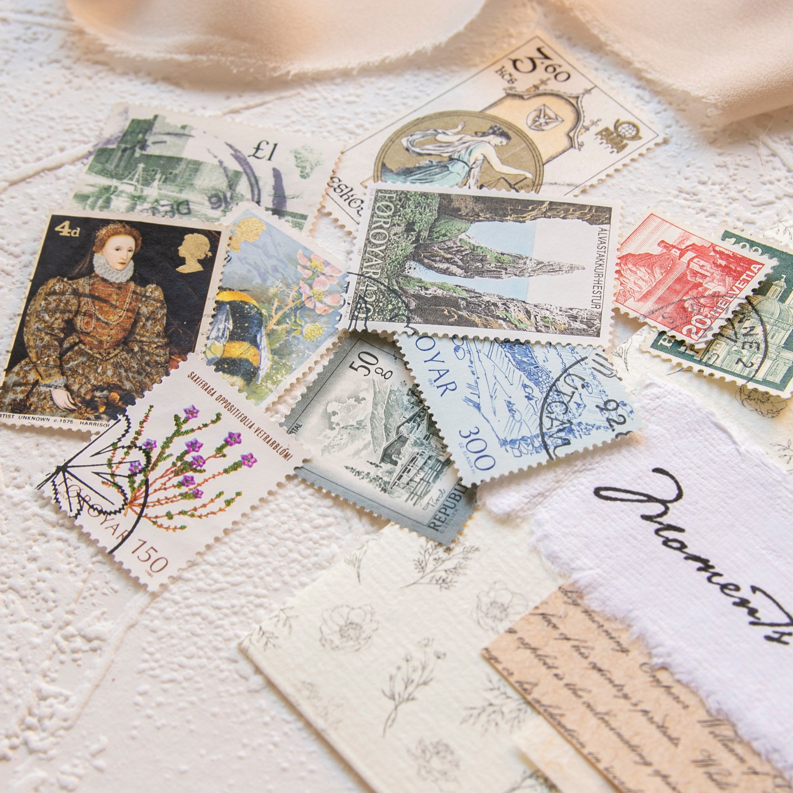 60pc Scrapbooking Ephemera Paper Pack - Etsy