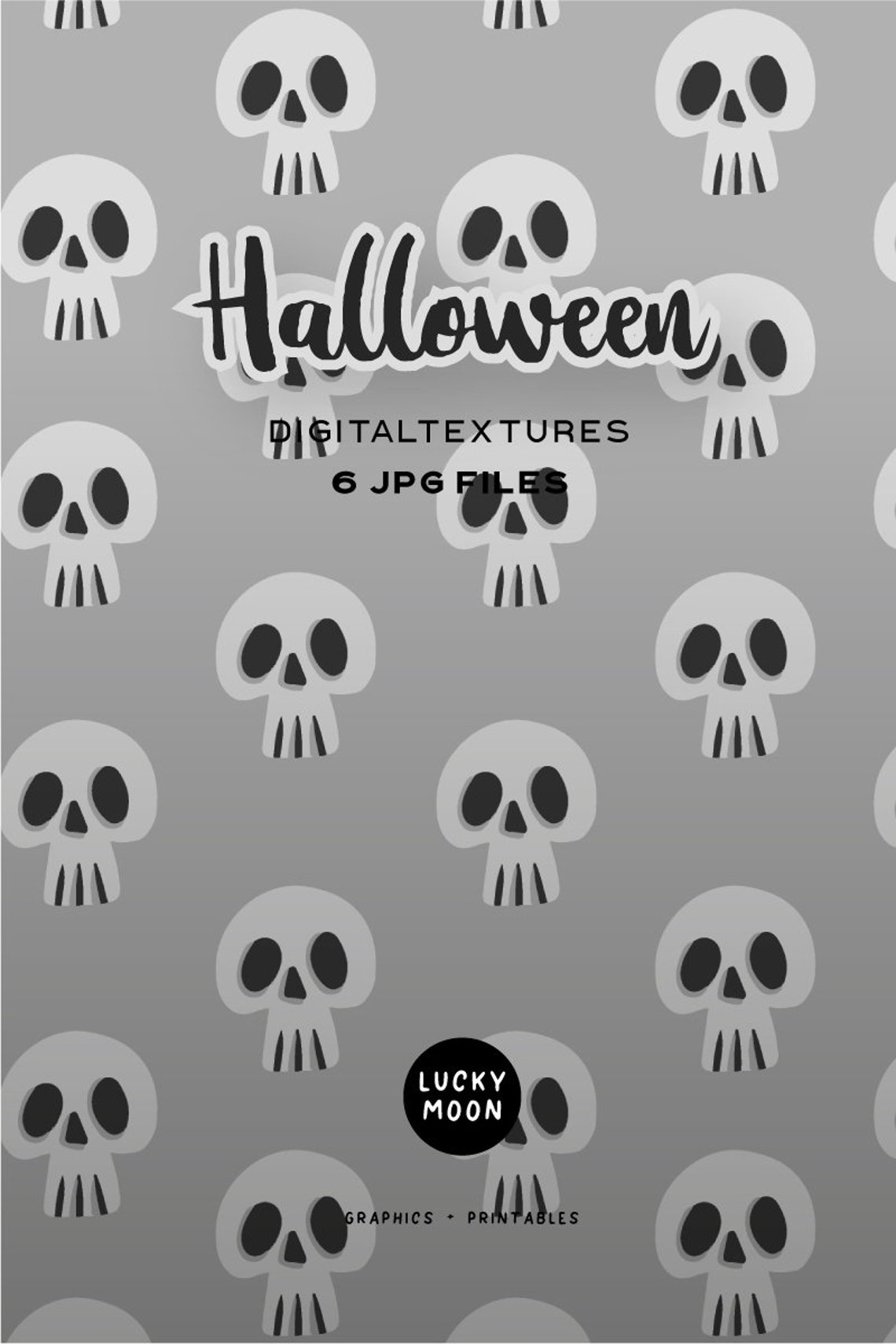 Halloween Digital Paper Patterns Clipart Cute Halloween | Etsy