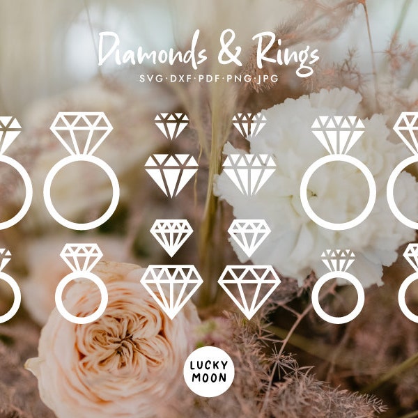 Diamond Ring Svg - Etsy