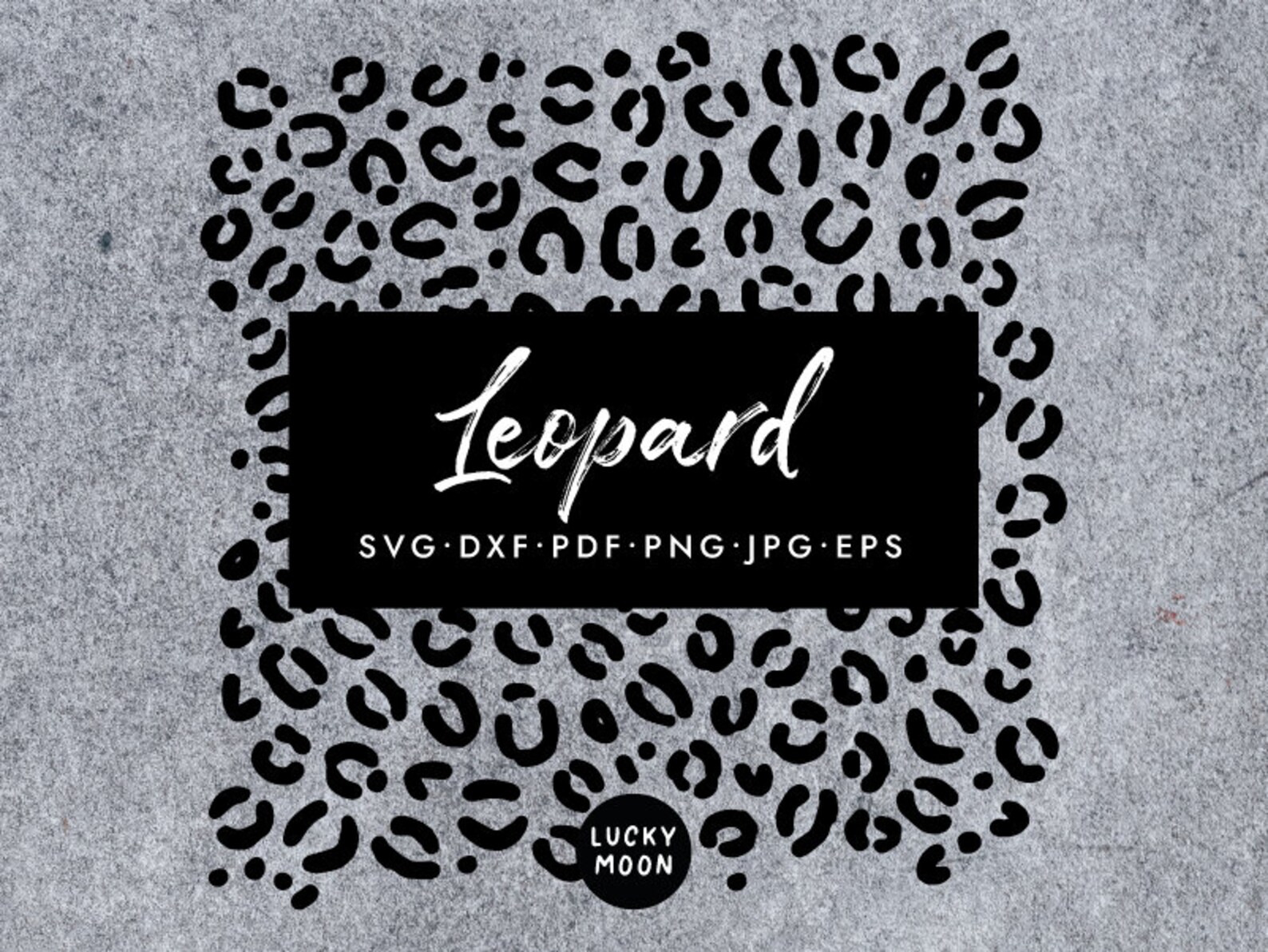 Leopard Print Pattern Svg Animal Cutfile Cricut Vector Leopard - Etsy