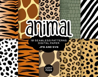 Zebra Digital Paper | Etsy