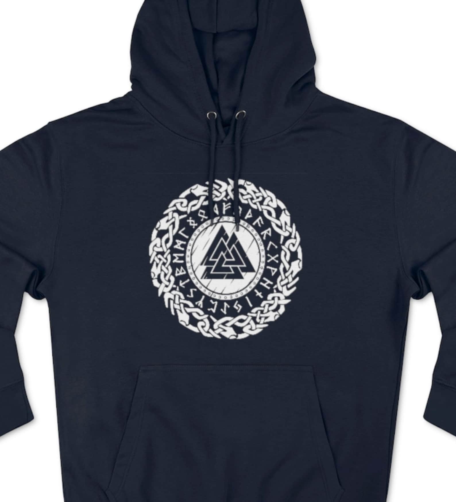 Viking Hoodie Valknut / Men / Odin / Norse Mythology / Pagan | Etsy
