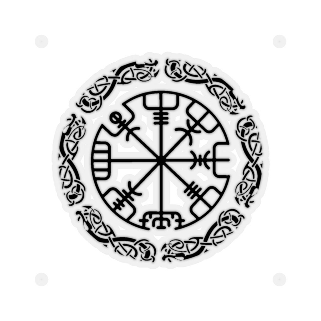 Vegvisir Viking Sticker Vegvisir Viking Decal / Car Phone Laptop ...