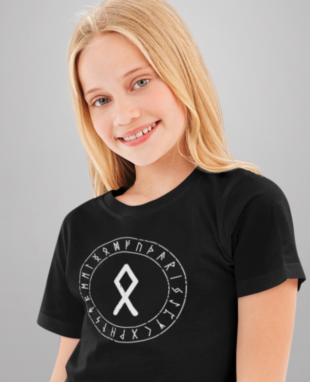 Viking Kids Camiseta Othala Rune Circle / Viking Children Tee ...