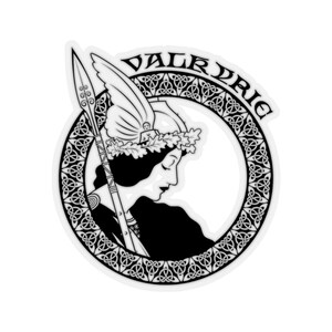 Viking Valkyrie Sticker Decal - for Car or Laptop - Norse Mythology ...