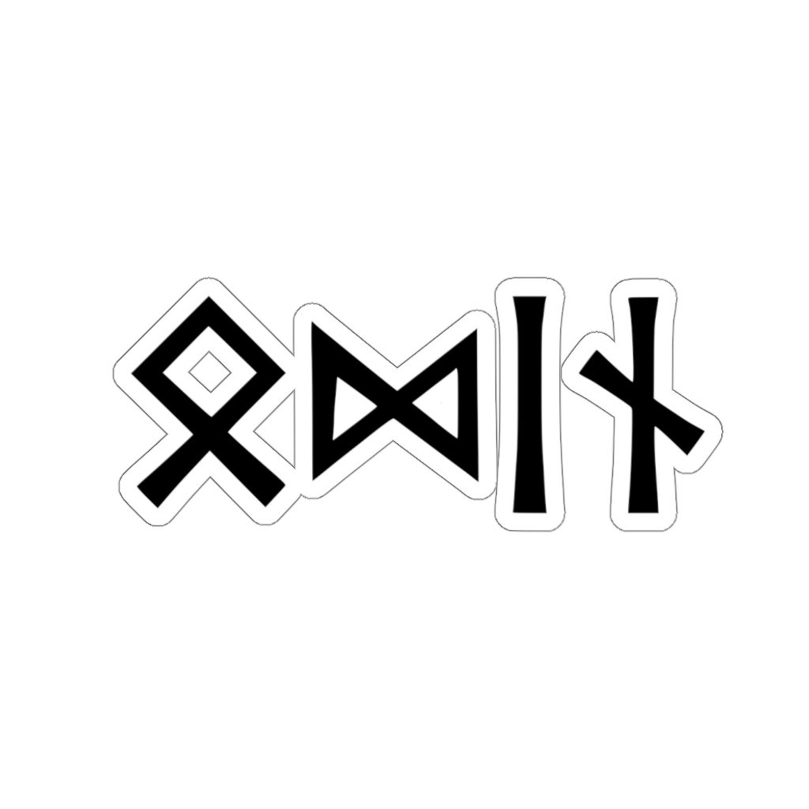 Odin Sticker / Decal Viking Sticker Odin Runes for - Etsy