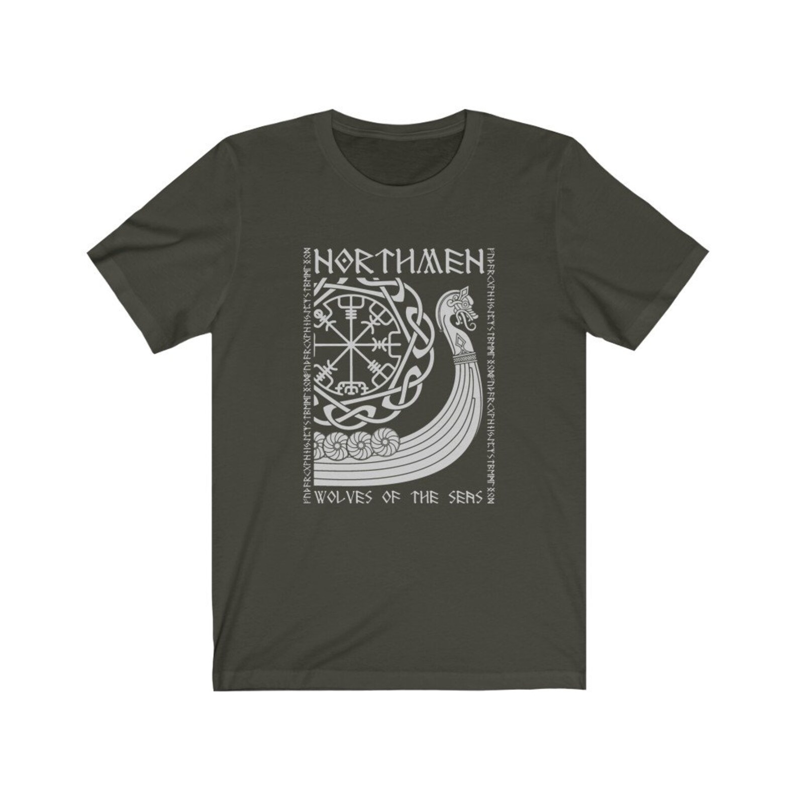 Viking T-Shirt Men / Norse Mythology / Viking Runes / | Etsy